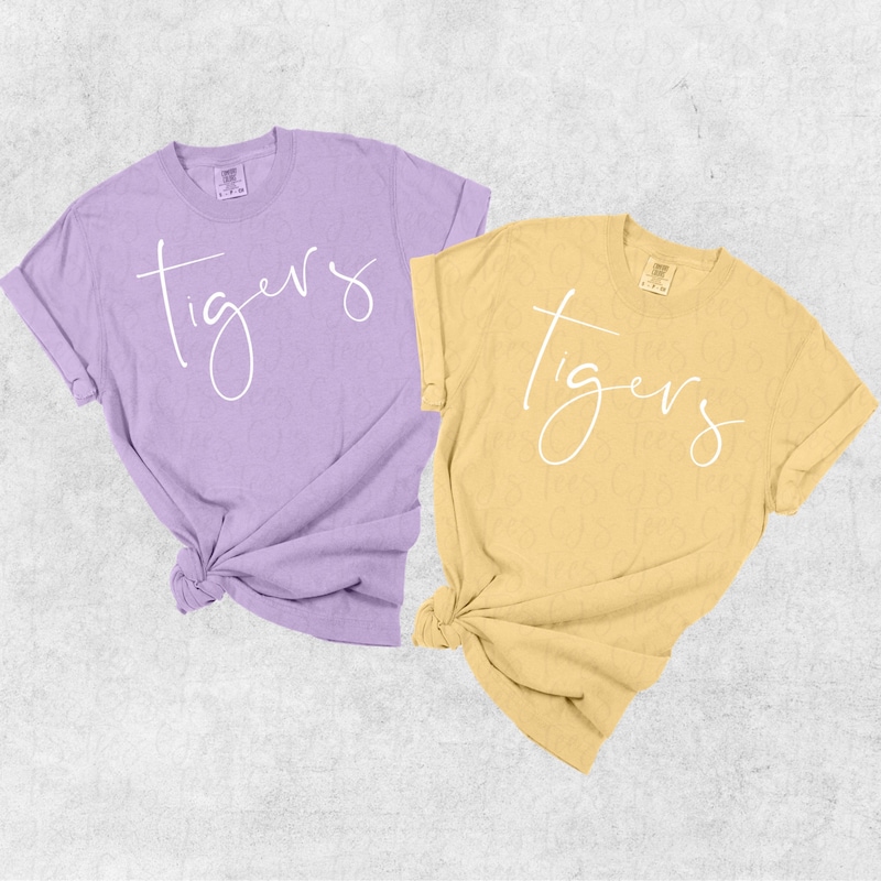 Tigers Script Svg - Etsy