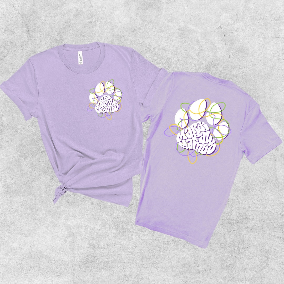 Mardi Paw Mambo, Pet Parade Shirt, Dog and Cat Lover Mardi Gras Shirt ...