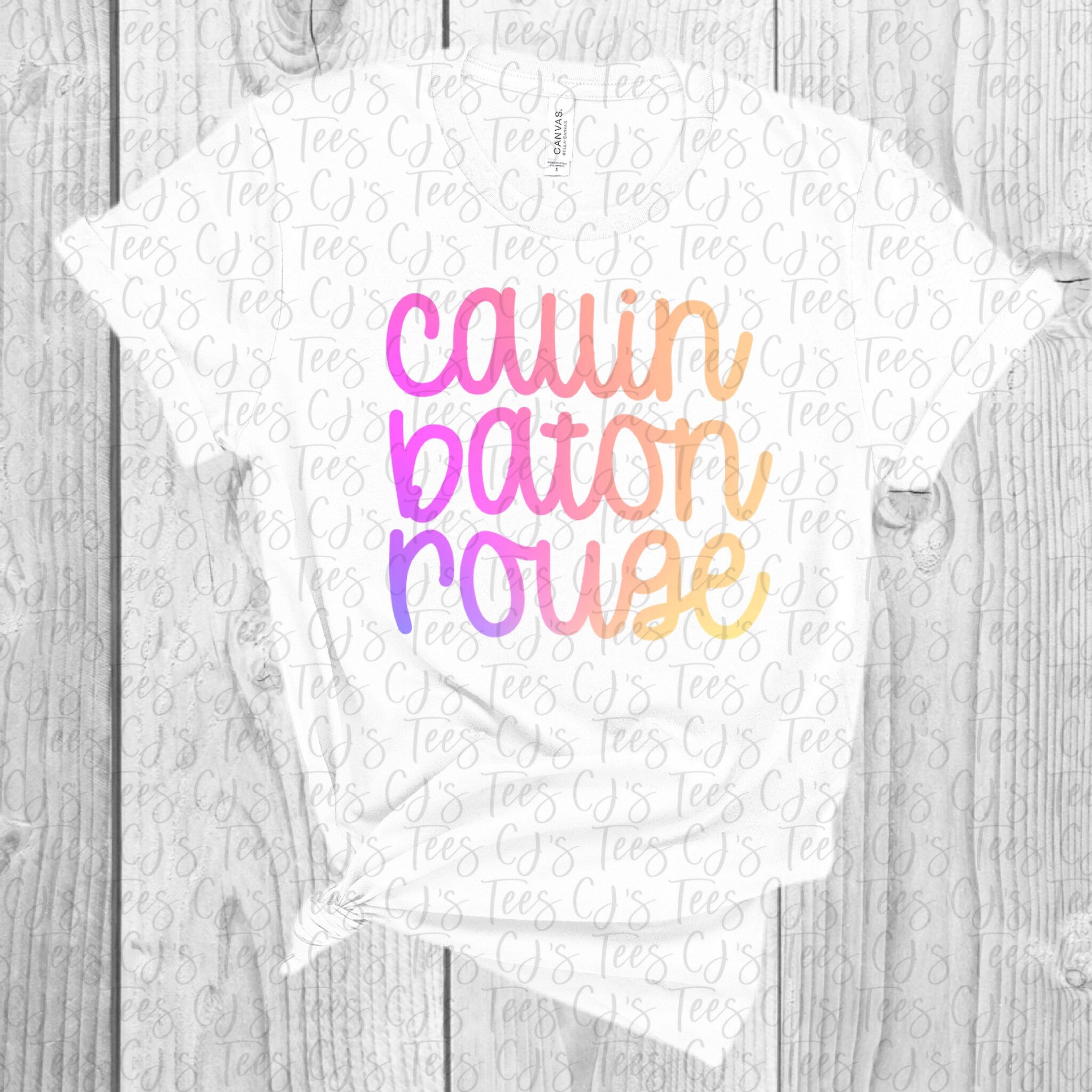 Colorful Louisiana T-shirt Callin Baton Rouge Tee Garth - Etsy