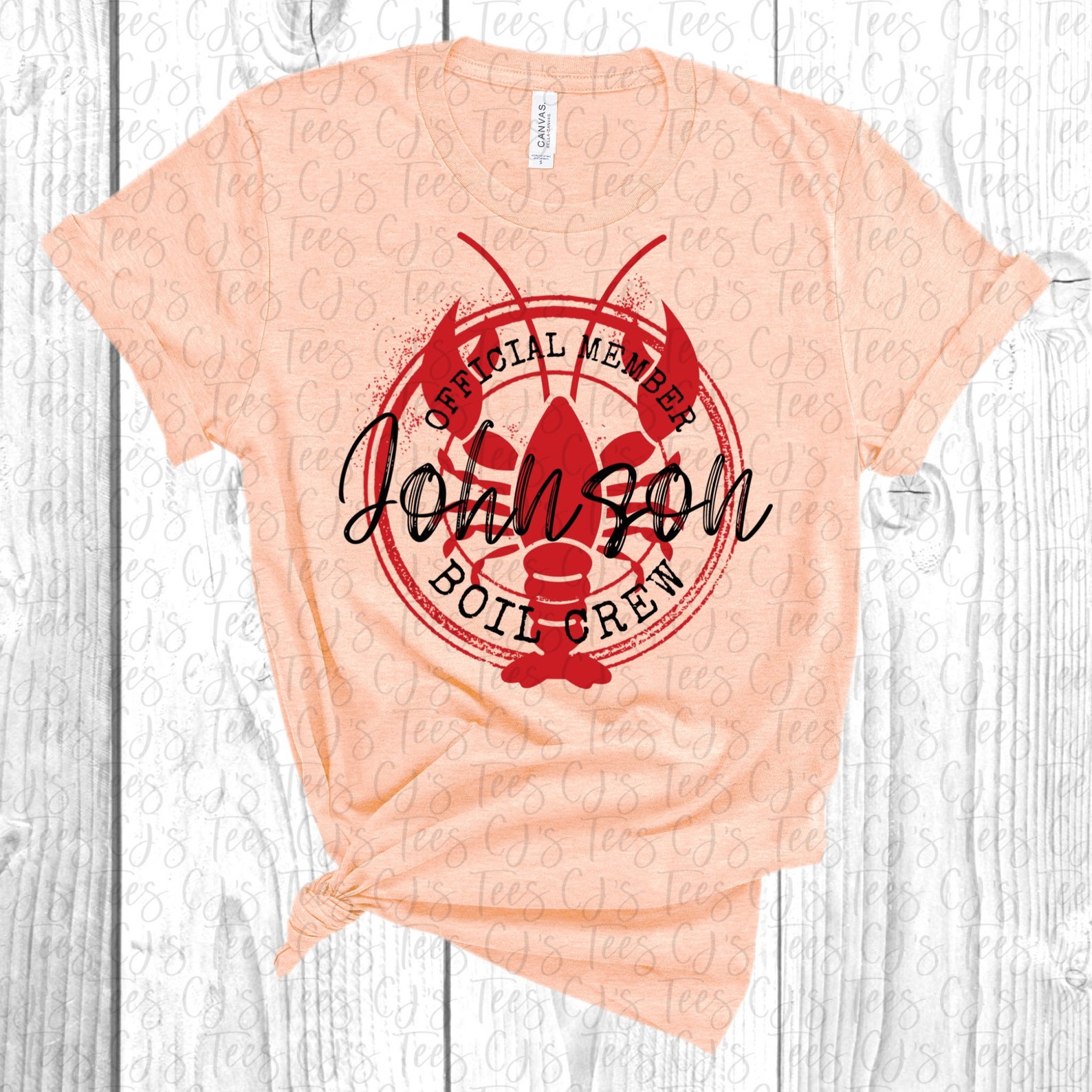 Boil Crew Official Member Personalized Crawfish Boil Shirt - Etsy
