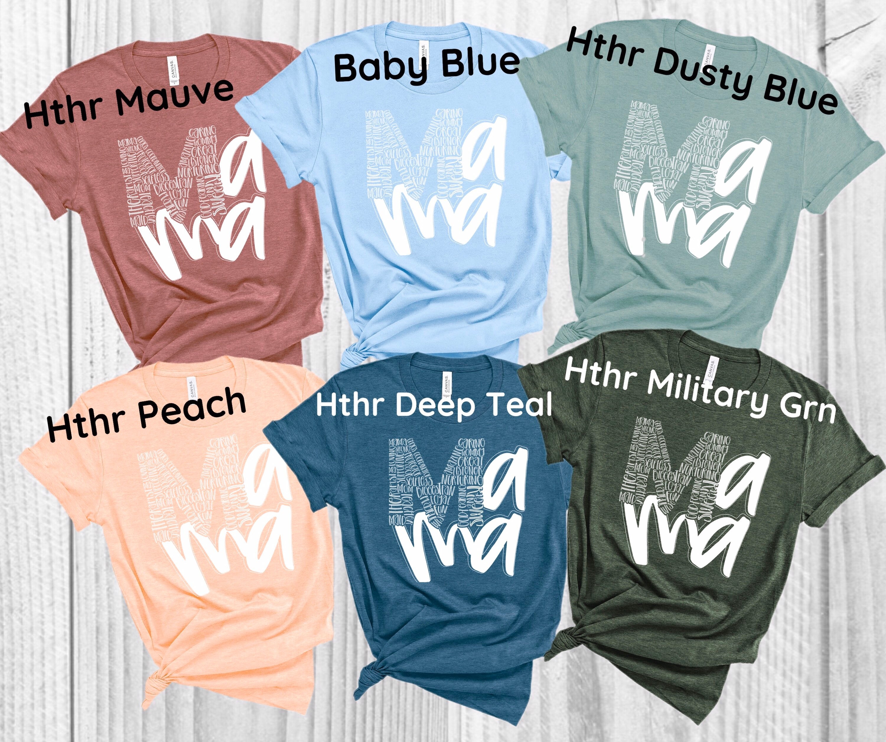 MAMA tee Mothers Day T-Shirt Mama T-Shirt | Etsy