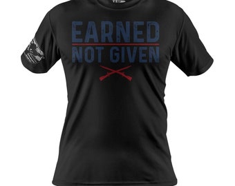 Earned Not Given Svg - Etsy