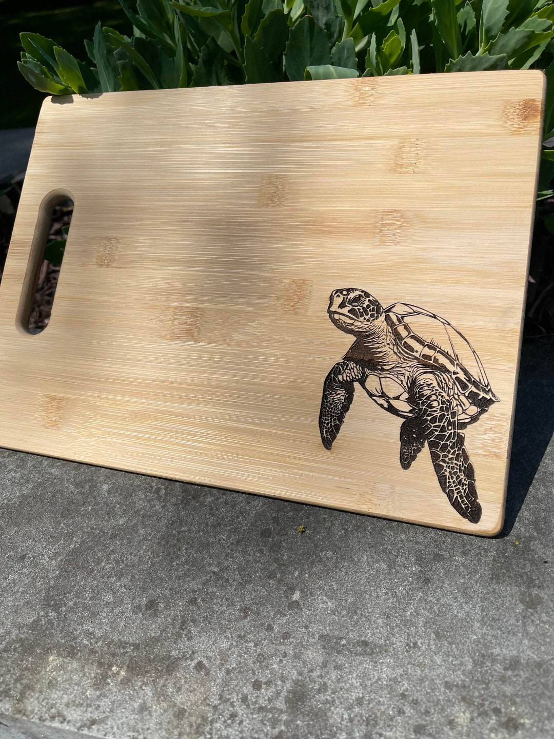 Turtle Cutting Board - Etsy