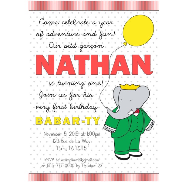 Babar - Etsy