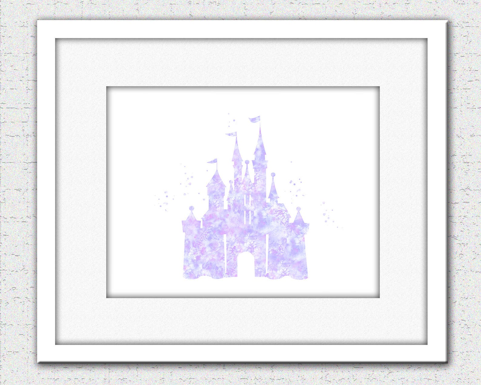 Purple Princess Wall Art, Light Purple Princess Set Instant Download ...