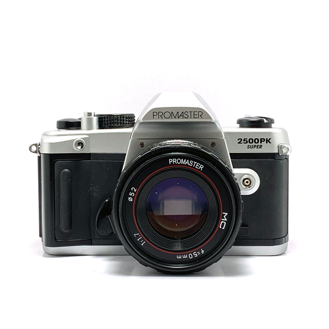 Promaster 2500pk - 50mm 1.7 Lens - Vintage SLR Camera - Etsy