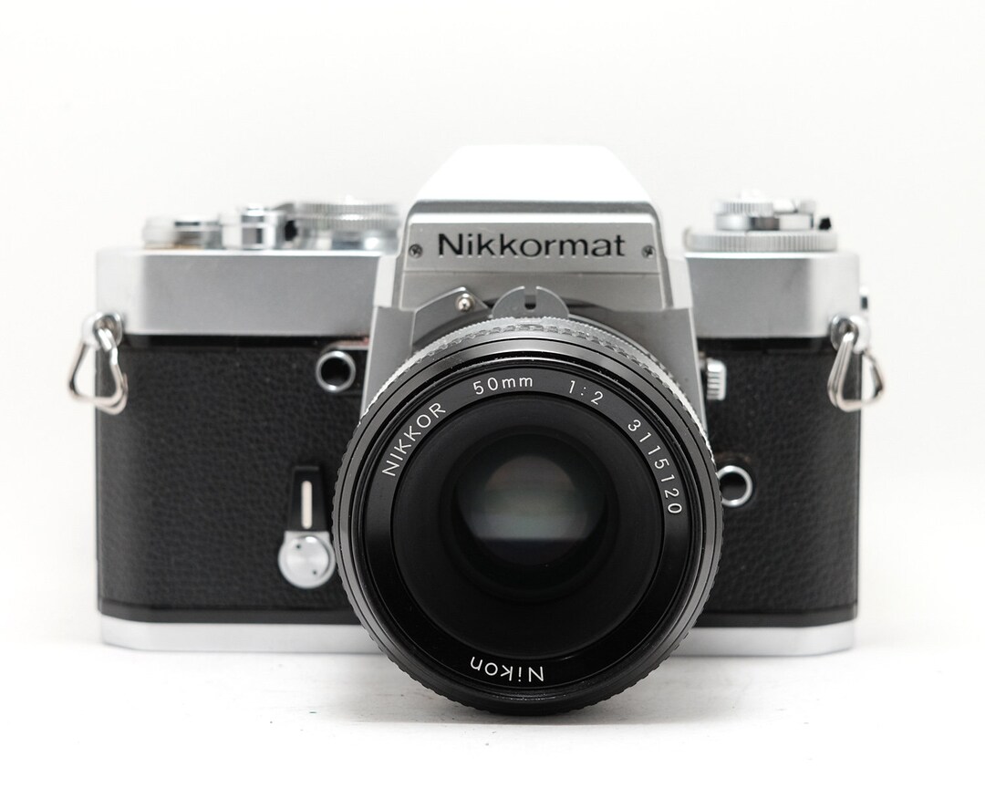 Nikon Nikkormat EL - Nikkor 50mm F/2 Lens - Vintage 35mm SLR Camera - Etsy