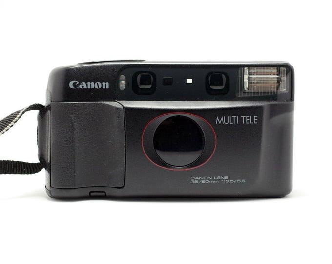 Canon Sure Shot Multi Tele 35mm Film Camera Full/half Frame _with Case ...