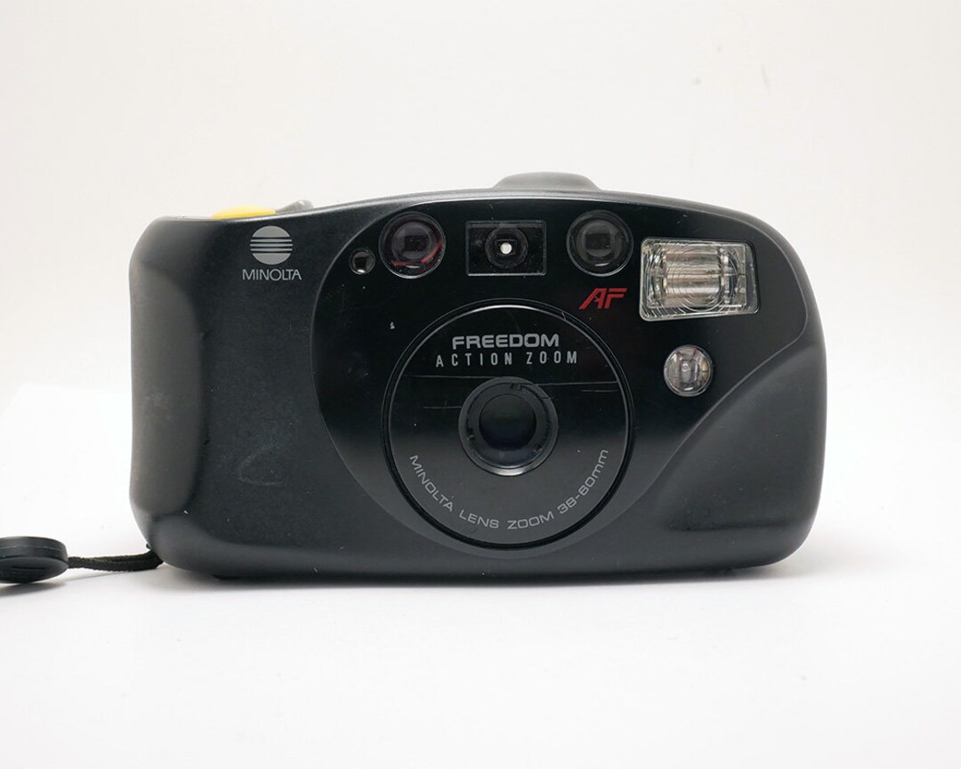 Minolta Freedom Action Zoom Camera - Vintage Film - 35mm Point Shoot ...