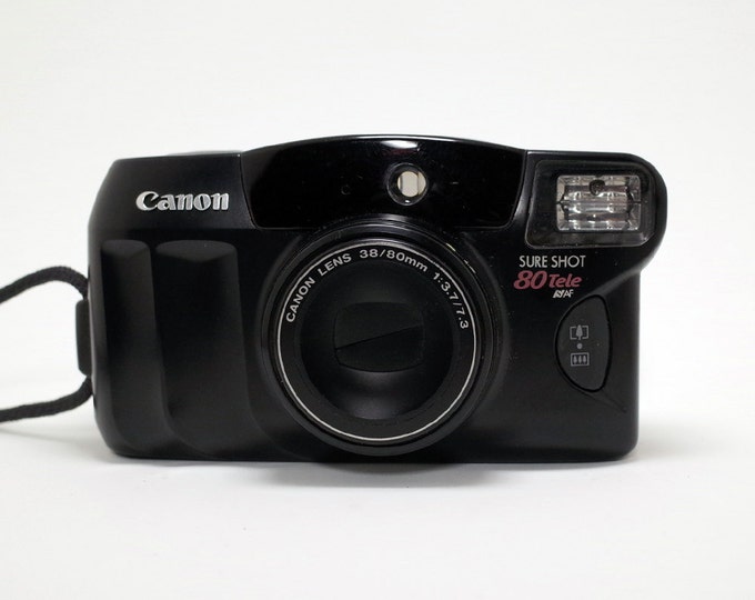 Canon Sure Shot 80 Tele - Zoom Lens Camera - Vintage Film - 35mm Point ...