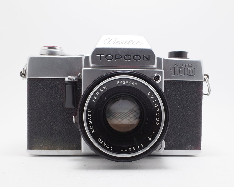 Topcon Auto 100 35mm Camera 55mm 2.0 Lens Vintage SLR - Etsy
