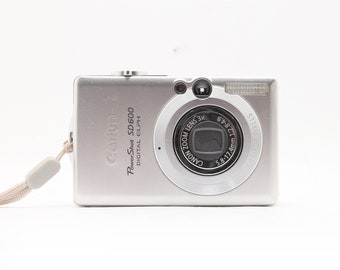 Canon Powershot SD600 Digital Elph 6MP Compcat Digi Camera 3x Optical ...