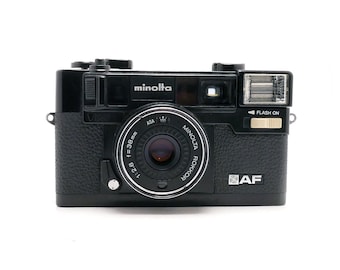 Minolta Hi-matic AF2 - Sharp 38mm 2.8 Lens - Vintage Film - 35mm Point Shoot Camera - Etsy