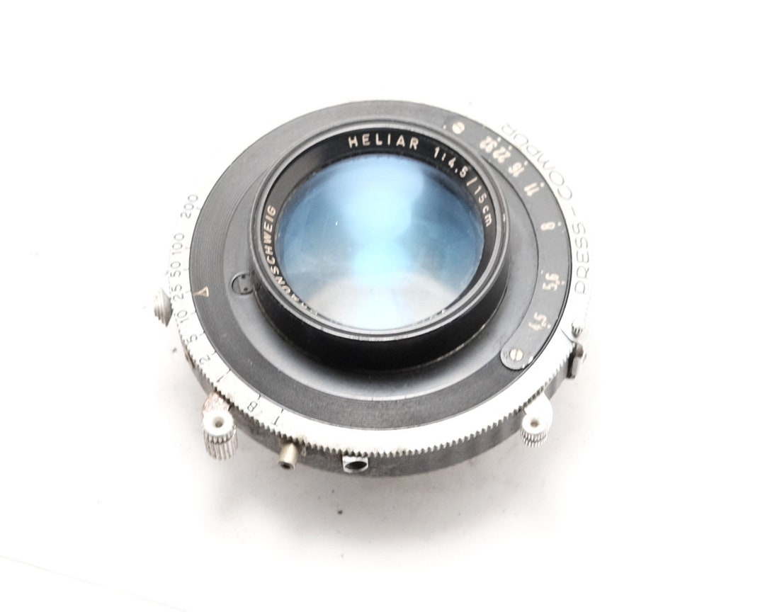 Voigtlander Heliar 150mm F/4.5 - 4x5 Camera Lens - Compur Shutter - Etsy