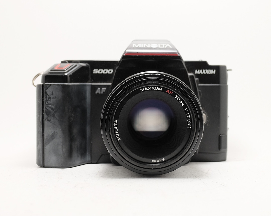 Minolta Maxxum 5000 - 50mm Lens - Vintage SLR Camera - Etsy