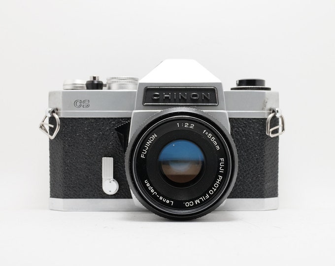 Chinon CS - 35mm Camera - 55mm 2.2 - Vintage SLR - Etsy