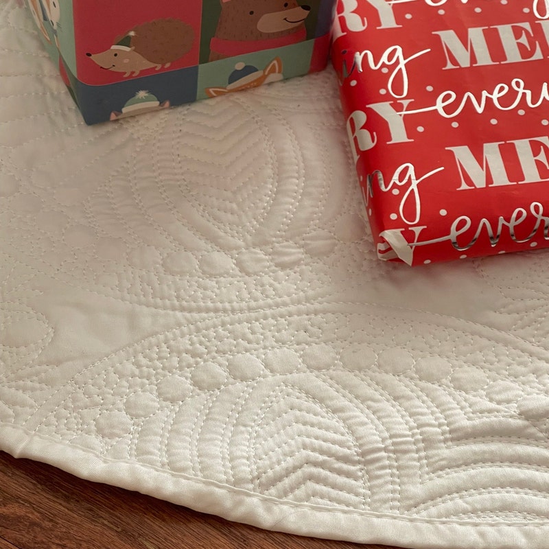 100 Cotton Tree Skirt - Etsy