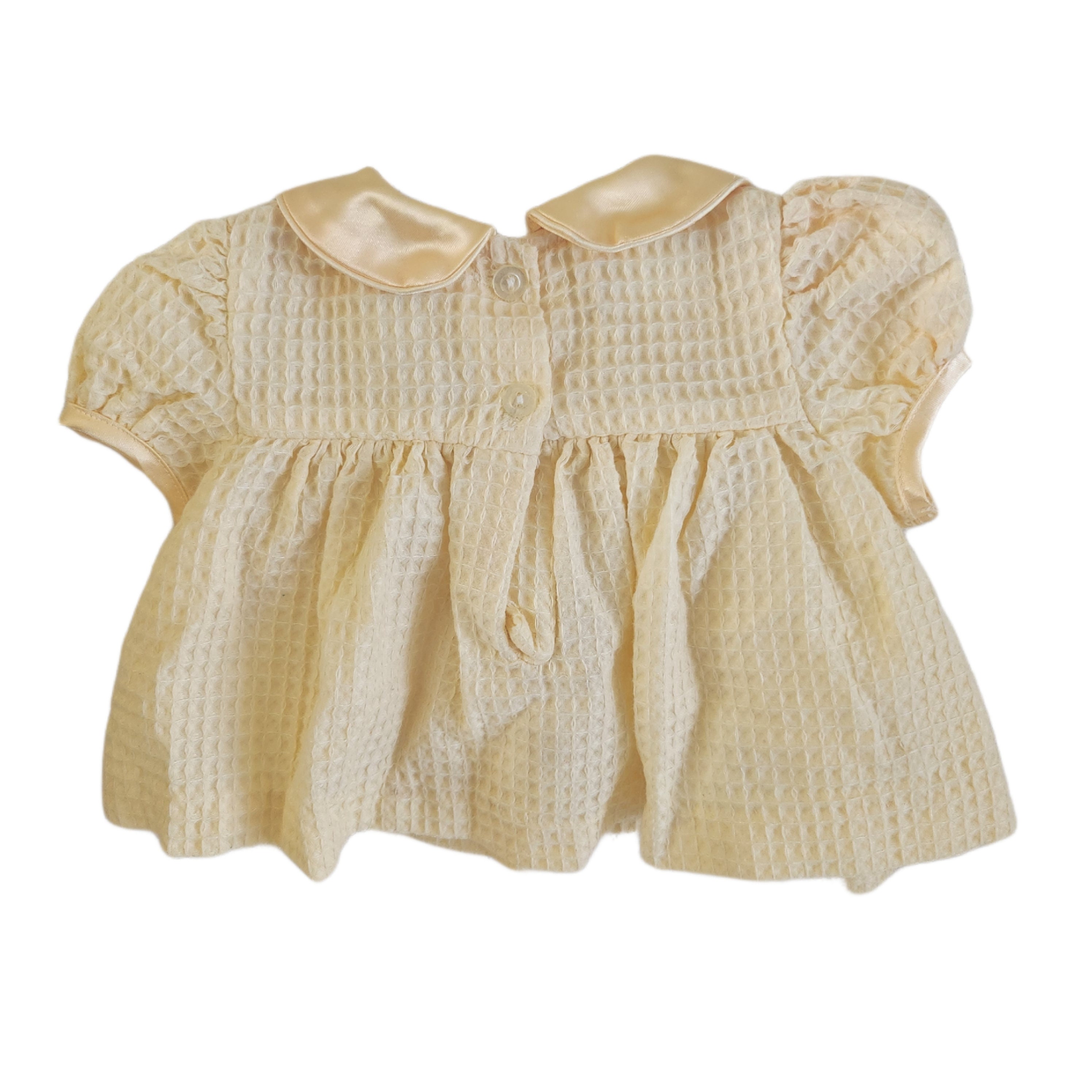Dainty Yellow Vintage Baby Floral Dress - Etsy
