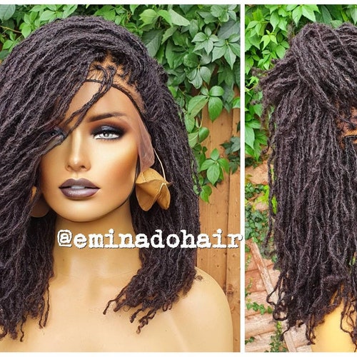 Sister Locs Wig For Black Women Full Lace Soft Locs Wig Etsy