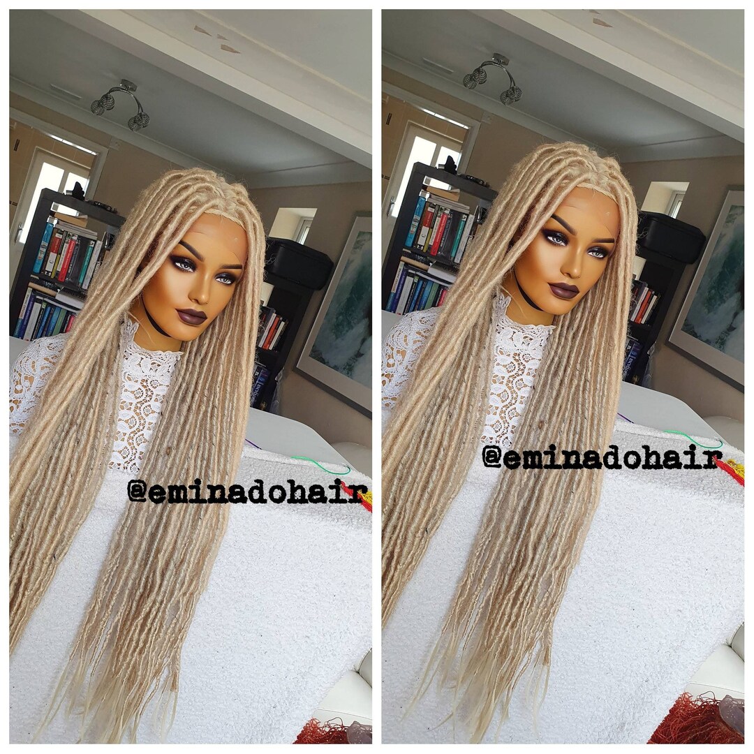 Distressed Locs, Messy Locs, Braided Wig, Braidswig, Full Lace Wig ...