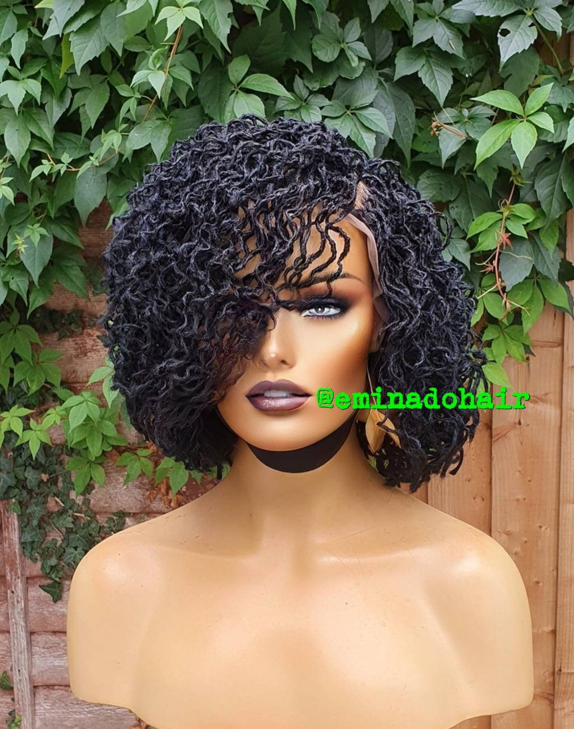 Sister Locs Glueless Braided Wig Braids Wig Wig for Black - Etsy