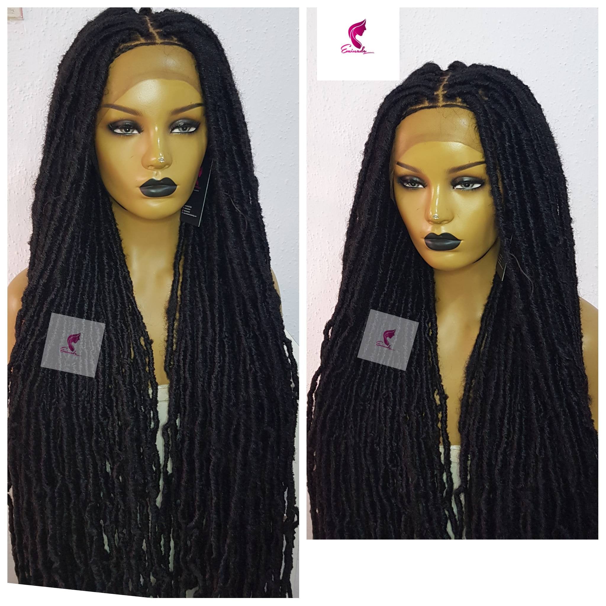 Braidwigs, Braided Dread Locs,nu Locs,crochet Locs Wig.goddess Faux ...