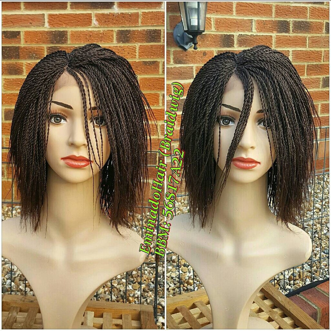 Micro Braid | Glueless Braided Wig for Black Women, Wig for Older Women ...