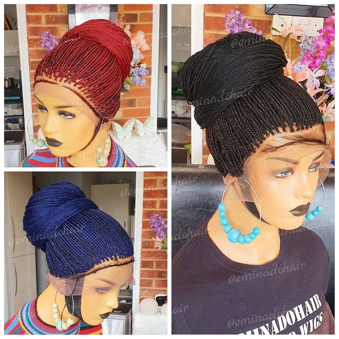 Braided Wig Skinny Braids 28 Inches. Braidwig Braidswig. - Etsy