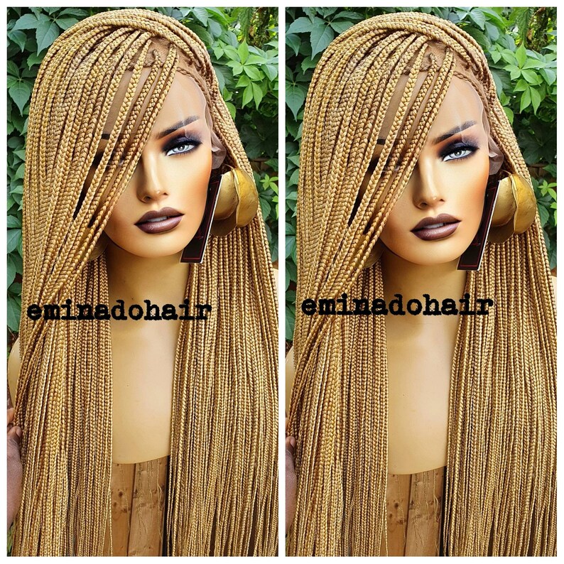 Knotless Braid Wig for Black Women Gift for Women Full Lace Front Wig ...