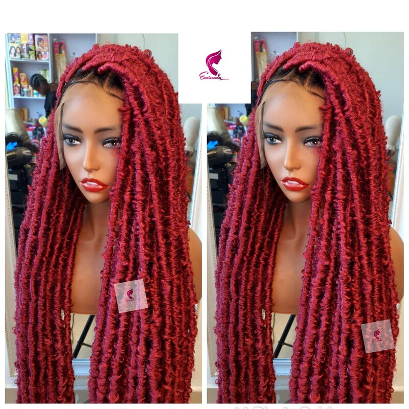 Distressed Faux Locs Wig - Etsy