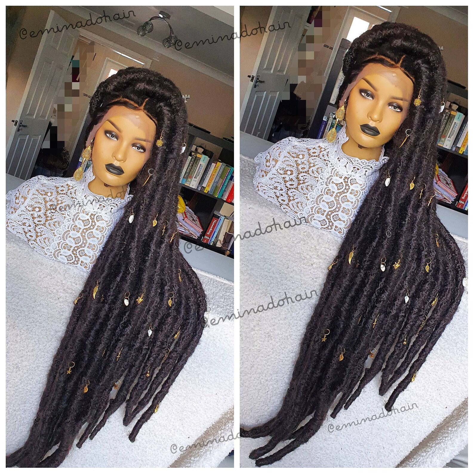 Braidswig Butterfly Locs Natural Chunky Locs Dreads. Braided - Etsy Canada