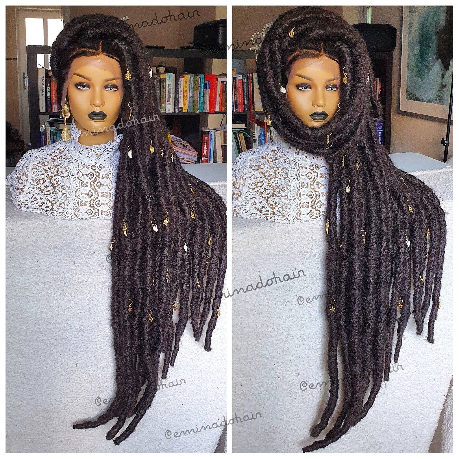 Braidswig Butterfly Locs Natural Chunky Locs Dreads. Braided - Etsy Canada