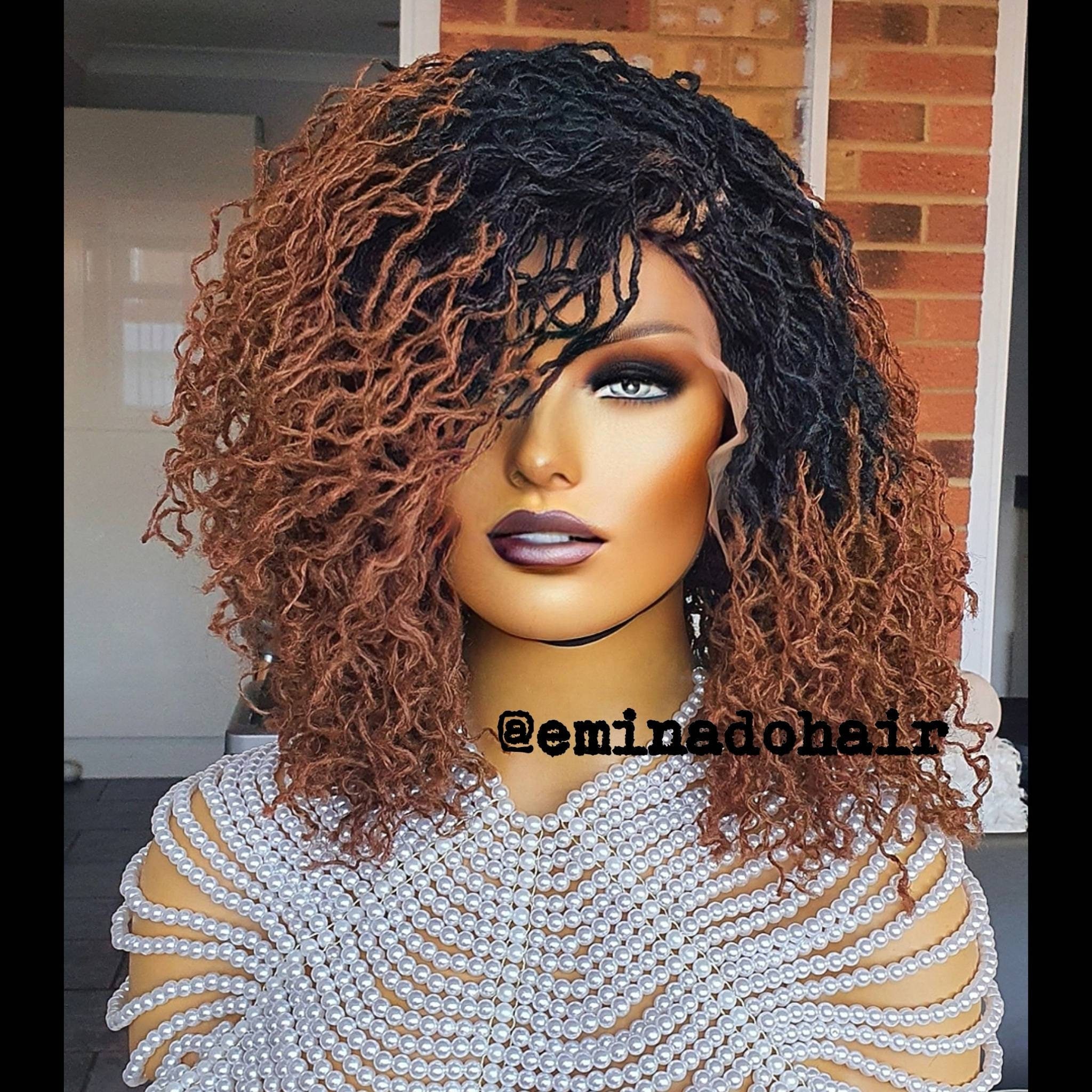 Sister Locs Glueless Braided Wigbraids Wigwig for Black - Etsy