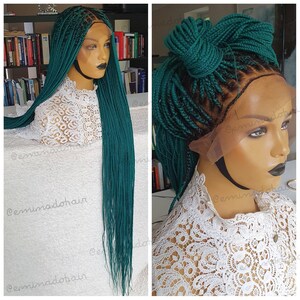 Braided Wigknotless Box Braids Cheap Black Women Wig. Full - Etsy