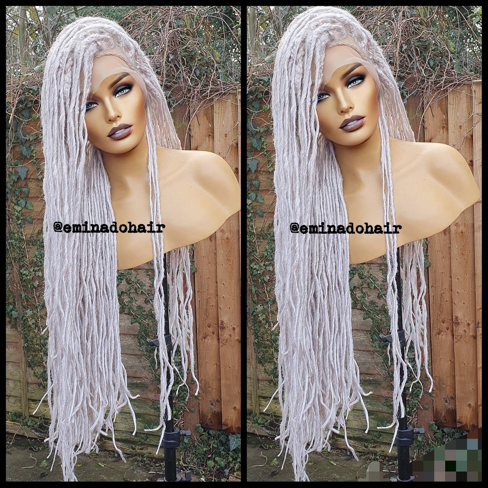 Lisa Bonnet Inspired Locs Braid Wig for Black Women Gift for Women Full ...