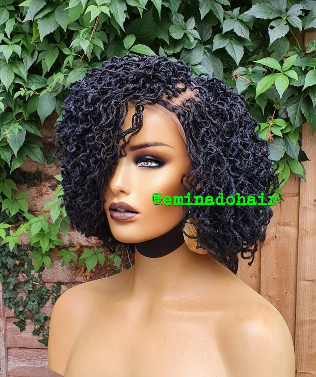 Sister Locs Glueless Braided Wig Braids Wig Wig for Black - Etsy Canada