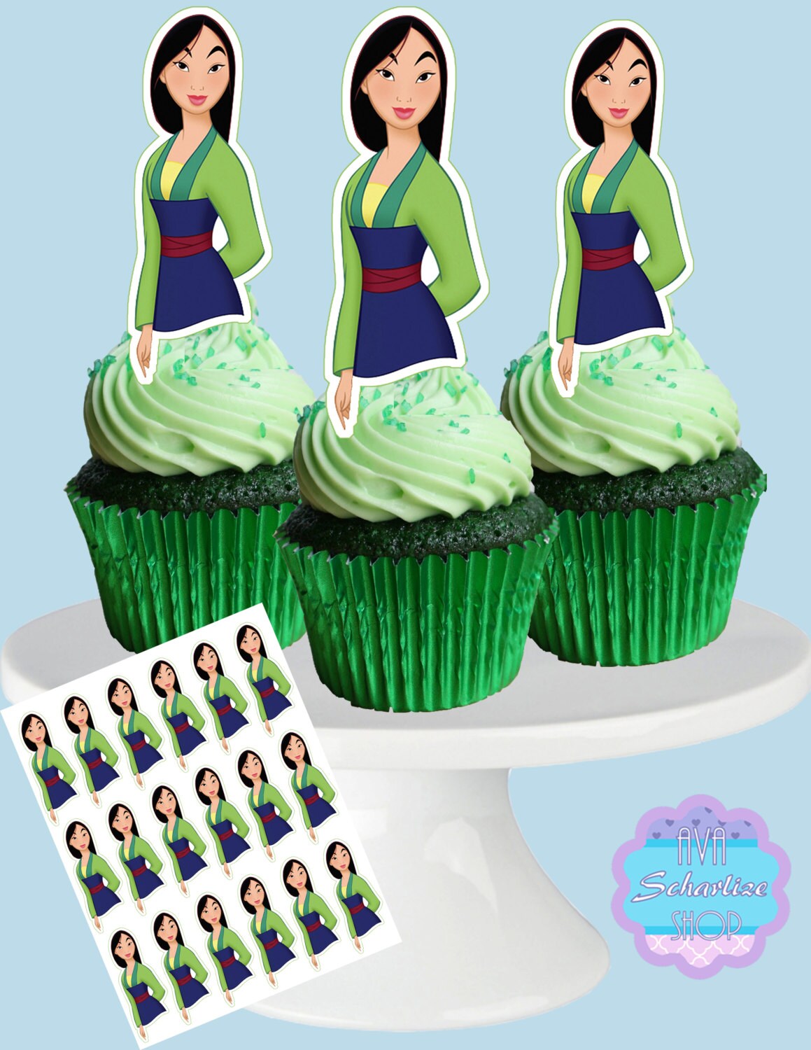Mulan Cupcake Ring