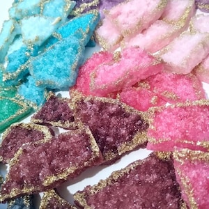 Edible Sugar Crystals, Vegan Geode Candy, Cake Decoration - Etsy