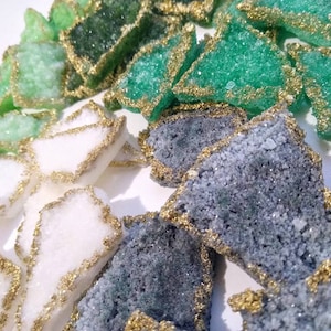 Edible Sugar Crystals, Vegan Geode Candy, Cake Decoration - Etsy