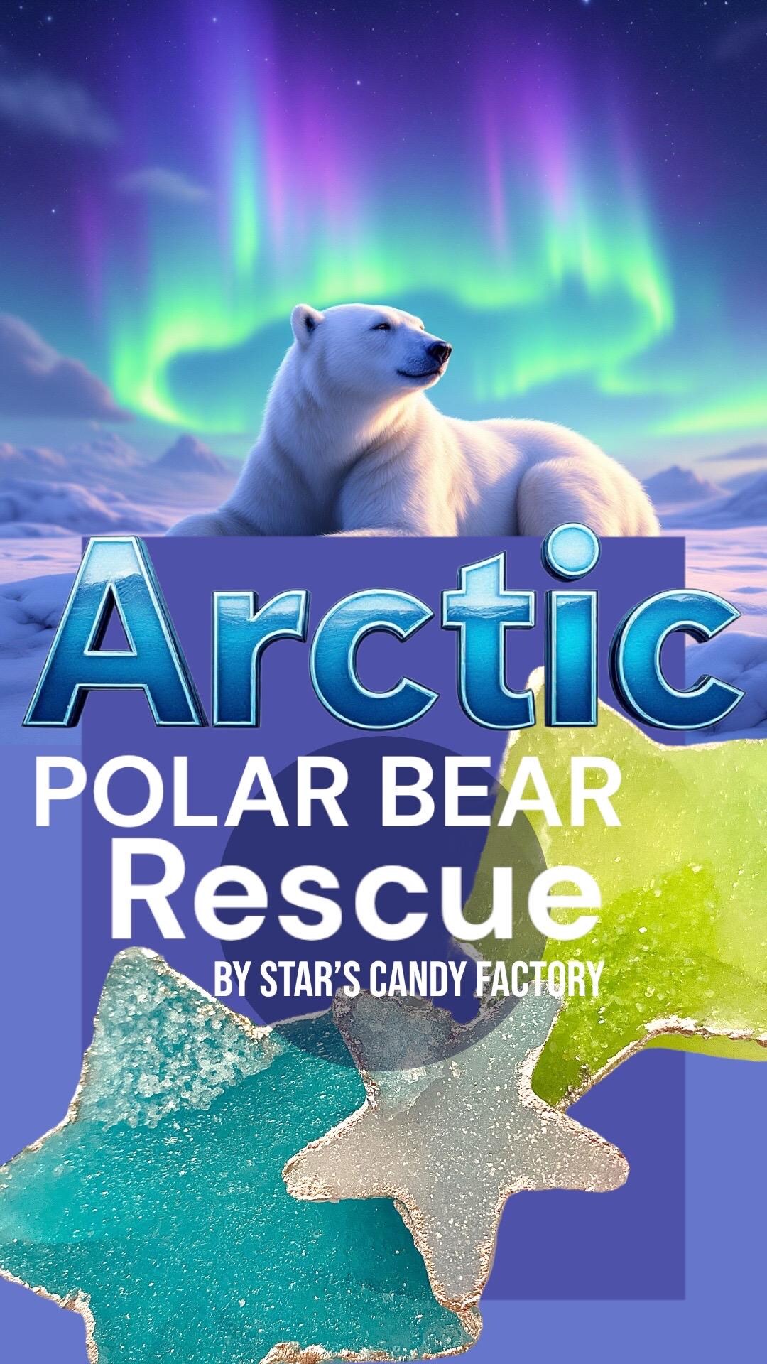 Kohakutou Crystal Candy Polar Bear Rescue Candy Set - Etsy