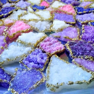 Edible Sugar Crystals, Vegan Geode Candy, Cake Decoration - Etsy