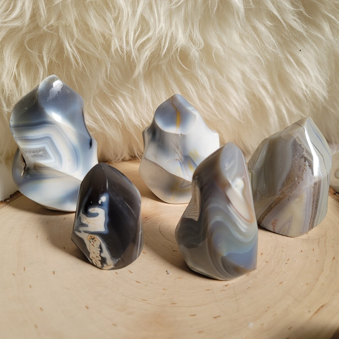 Orca Agate Stone Flame From Madagascar - Etsy