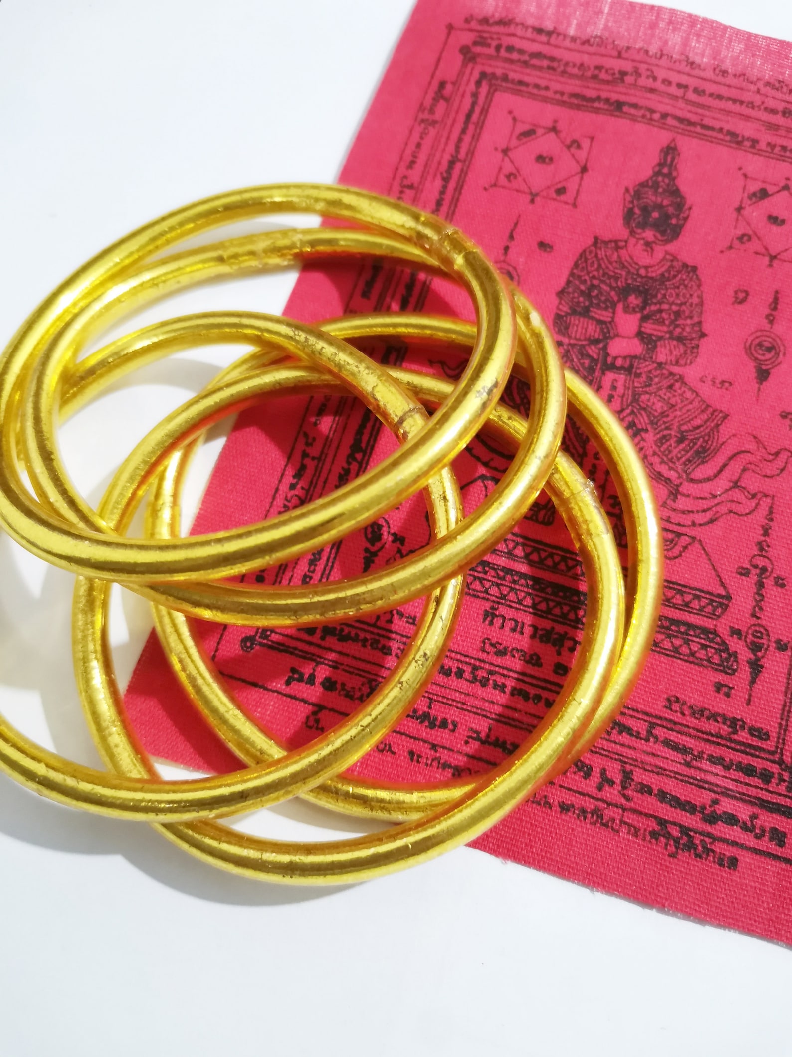 Original from Thai Bracelet 24k Gold Leaf Temple Bangles Bring | Etsy