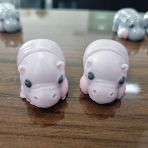 Baby Hippo 3D Moo Deng Mold Silicone Food Grade Cute Thailand Poppy ...