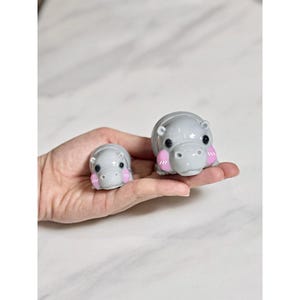 Baby Hippo 3D Moo Deng Mold Silicone Food Grade Cute Thailand Poppy ...