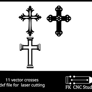 11 Vector Crosses for Laser CNC Router Plasma - Etsy