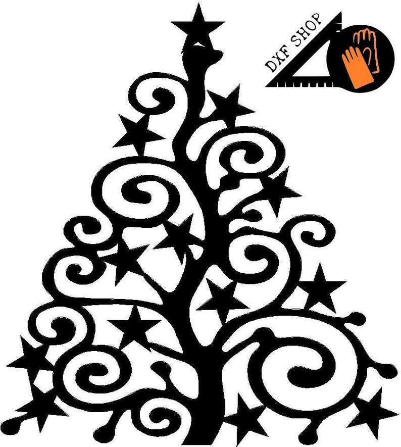 Christmas Tree Dxf Files for Laser Cnc Machine | Etsy