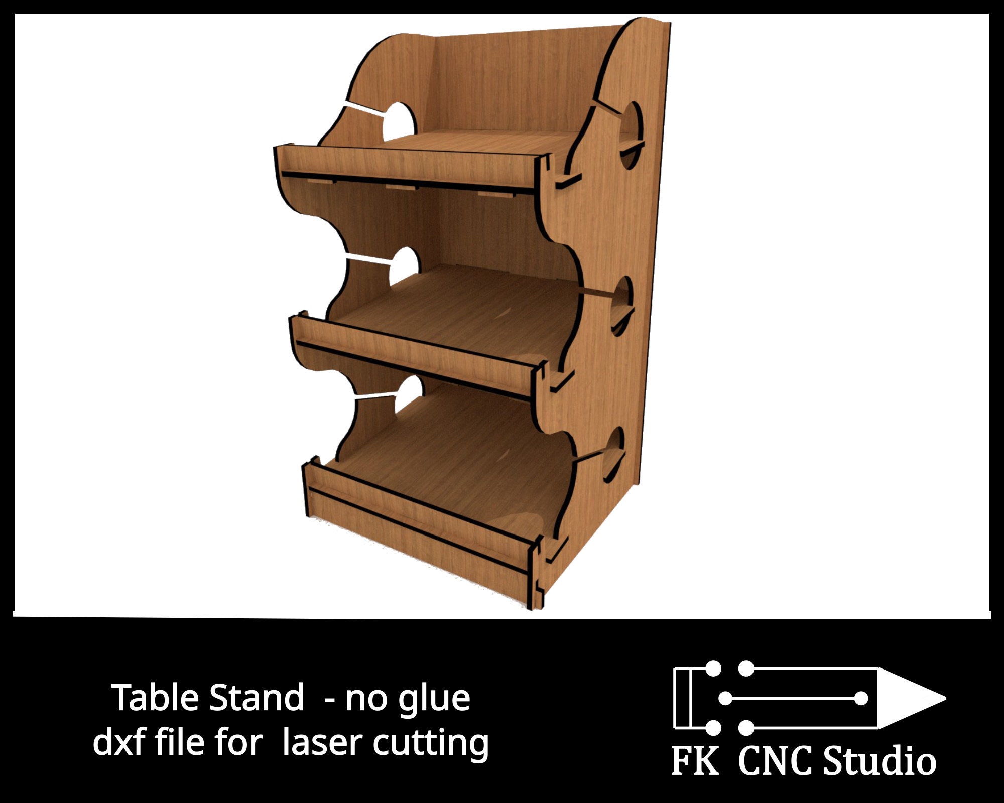Medium Stand CNC Design Dfx Files - Etsy