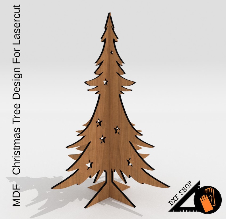 Small Mdf Tree Design for Lasercuter Cnc | Etsy