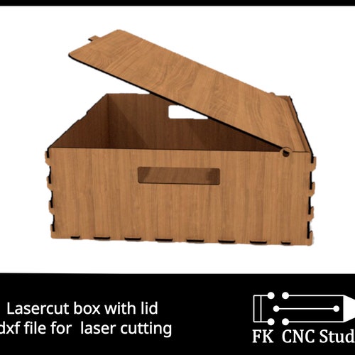 Laser Cut Wooden Box CNC Design Dfx Files - Etsy